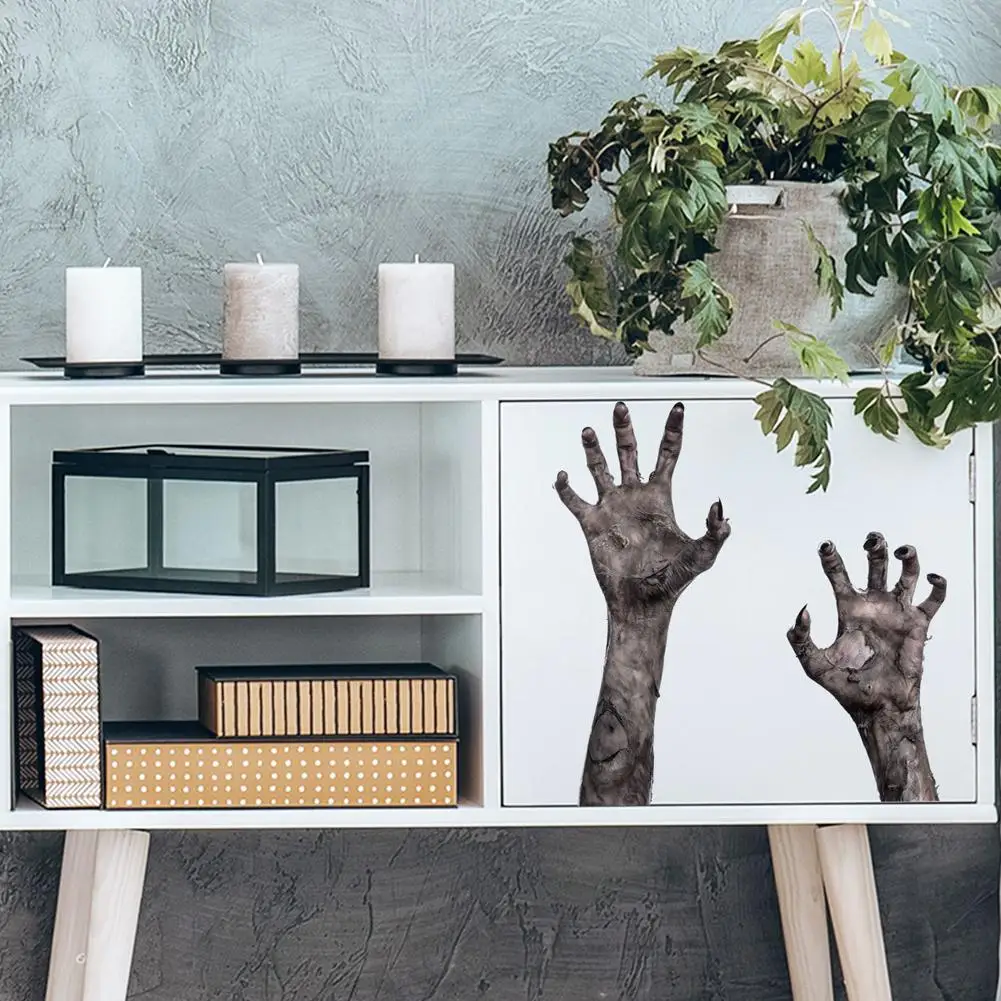 Ghost Hand Halloween Wall Sticker Horror Glass Window Living Room ...