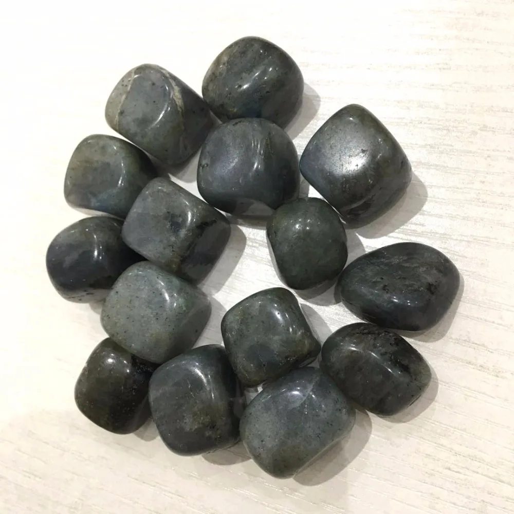 100g Natural labradorite square tumbled stone rock gemstone chakra ...