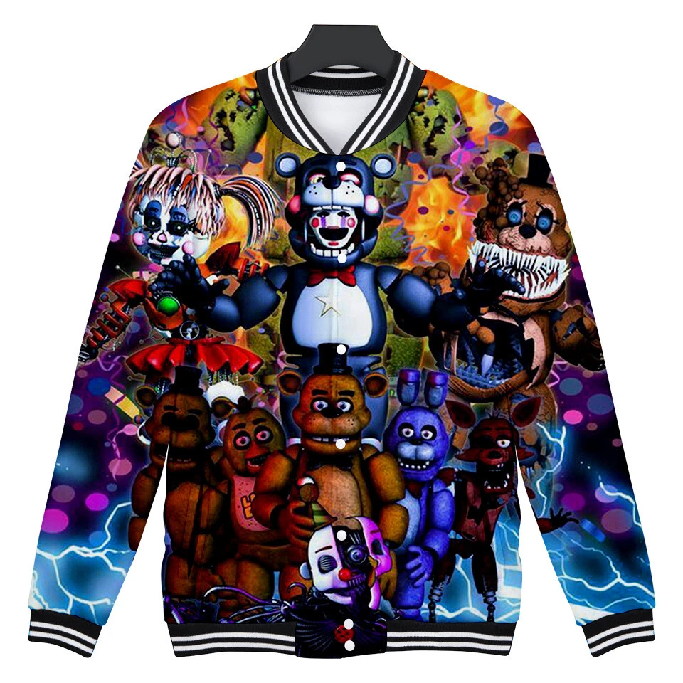 FNAF Security Breach Hoodie Five Nights At Freddy's Sweatshirt 2022 ...