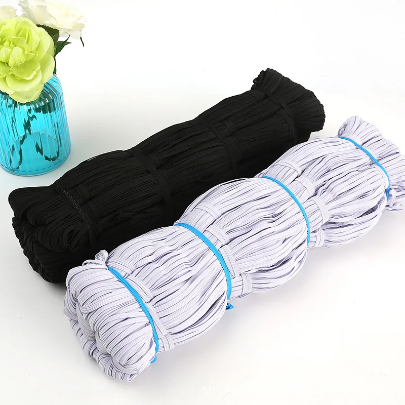 3mm-6mm-Elastic-Band-Masks-White-Black-3mm-12mm-High-Elastic-Flat ...