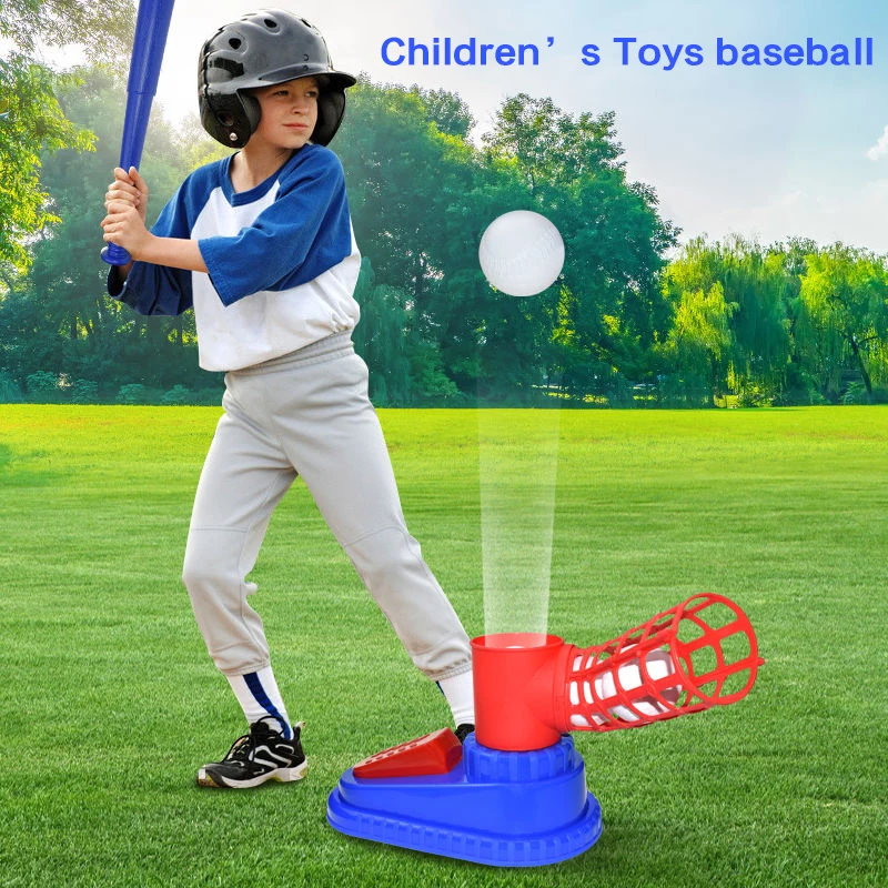 A Set Automatic Baseball Ball Machine Children’s Toys Baseball Pitching ...