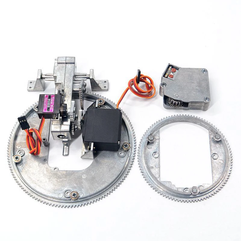 Kanonen-r-cksto-Hebe-servo-360-Grad-Revolver-drehen-Metall-getriebe-Kit ...