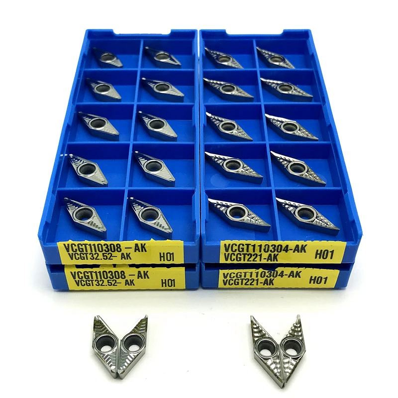 Vcgt Carbide Inserts | Vcgt Turning Inserts | Ak H01 Insert | Turning ...