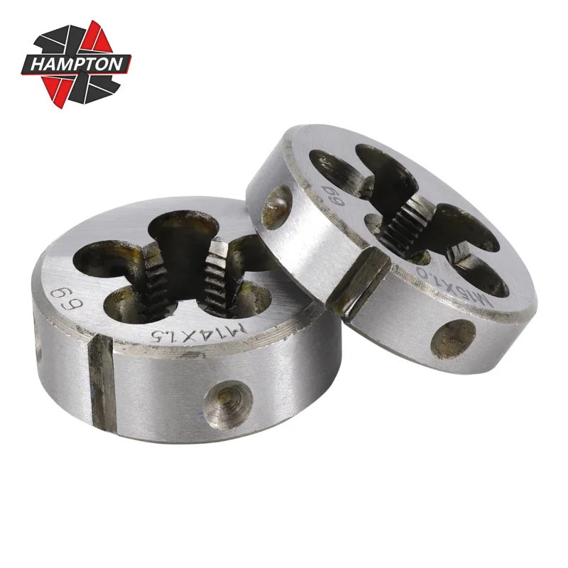 HAMPTON Alloy Steel 1pc Hard Round Die Threading Metric Die Right Hand ...