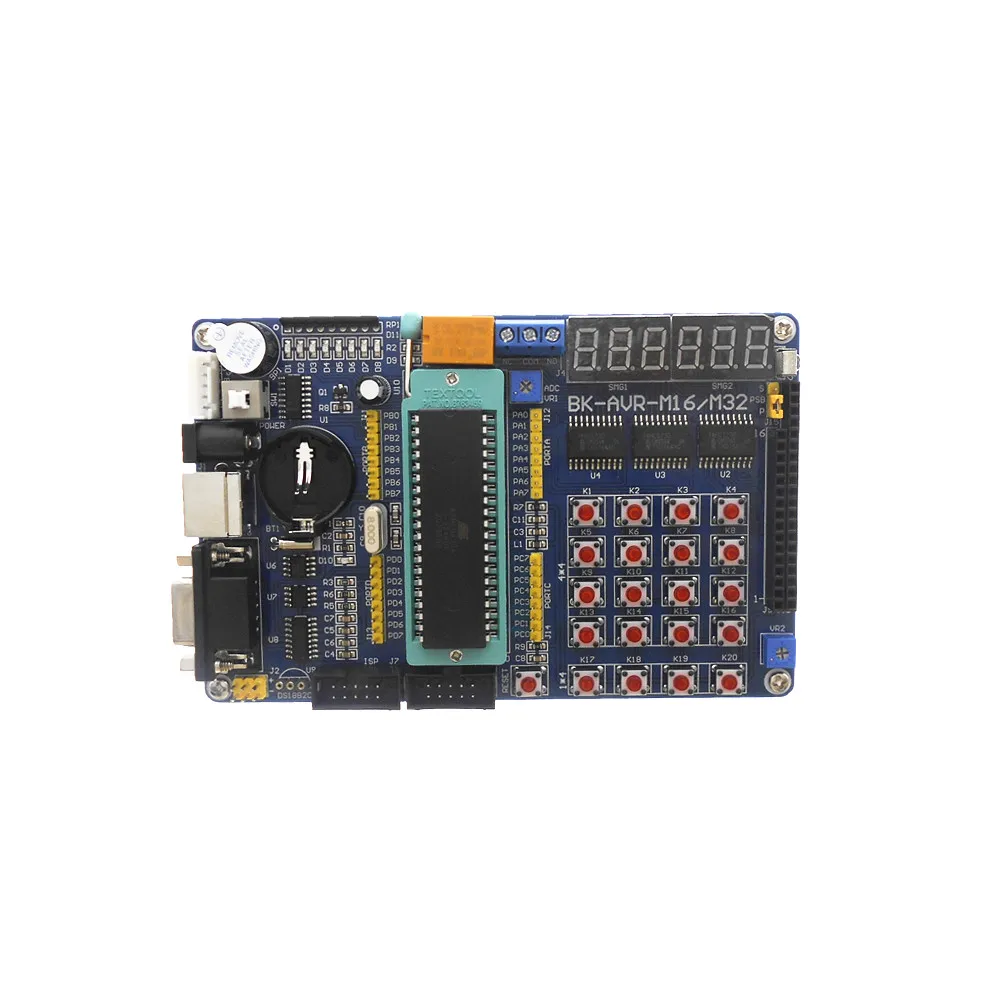 ATMEGA16A ATMEGA32A MCU Entwicklung Board für AVR Lernen Bord Experiment Board BK AVR M16 ...