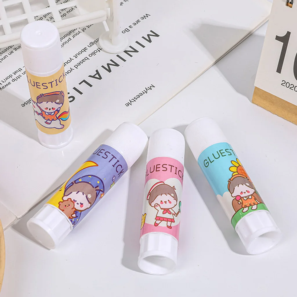 Cute Cartoon Solid Glue Stick Strong Adhesives Glues for Student Tapes ...