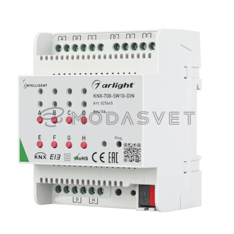 Intelligent-relay-module-knx-708-sw10-din-bus-8x10a-025665-led-remote ...