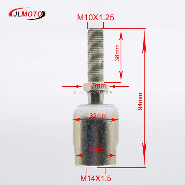 M10/M12-M14 38mm Ball joint Kit Fit For China Gear Rack Pinion end kits ...