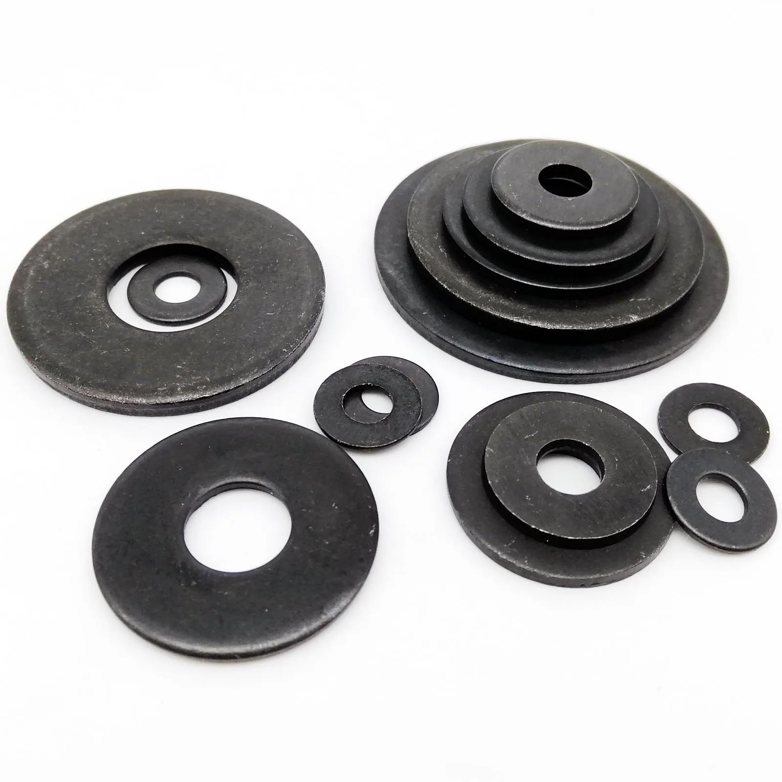2/25pcs M3 M4 M5 M6 M8 M10 M12 M14 M16 Black Grade 8.8 Steel Extra ...