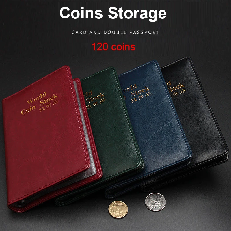 120-Coin-Collection-Album-Money-Coin-Storage-Tokens-Medallions-Badges ...