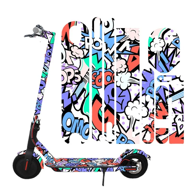 For-XiaoMi-M365-1S-Electric-Scooter-Personalized-Stickers-Fashion ...