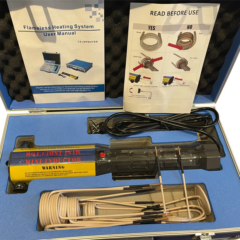 EU-Stock-1000W-Flameless-Electromagnetic-Mini-Induction-Heater-With-10 ...