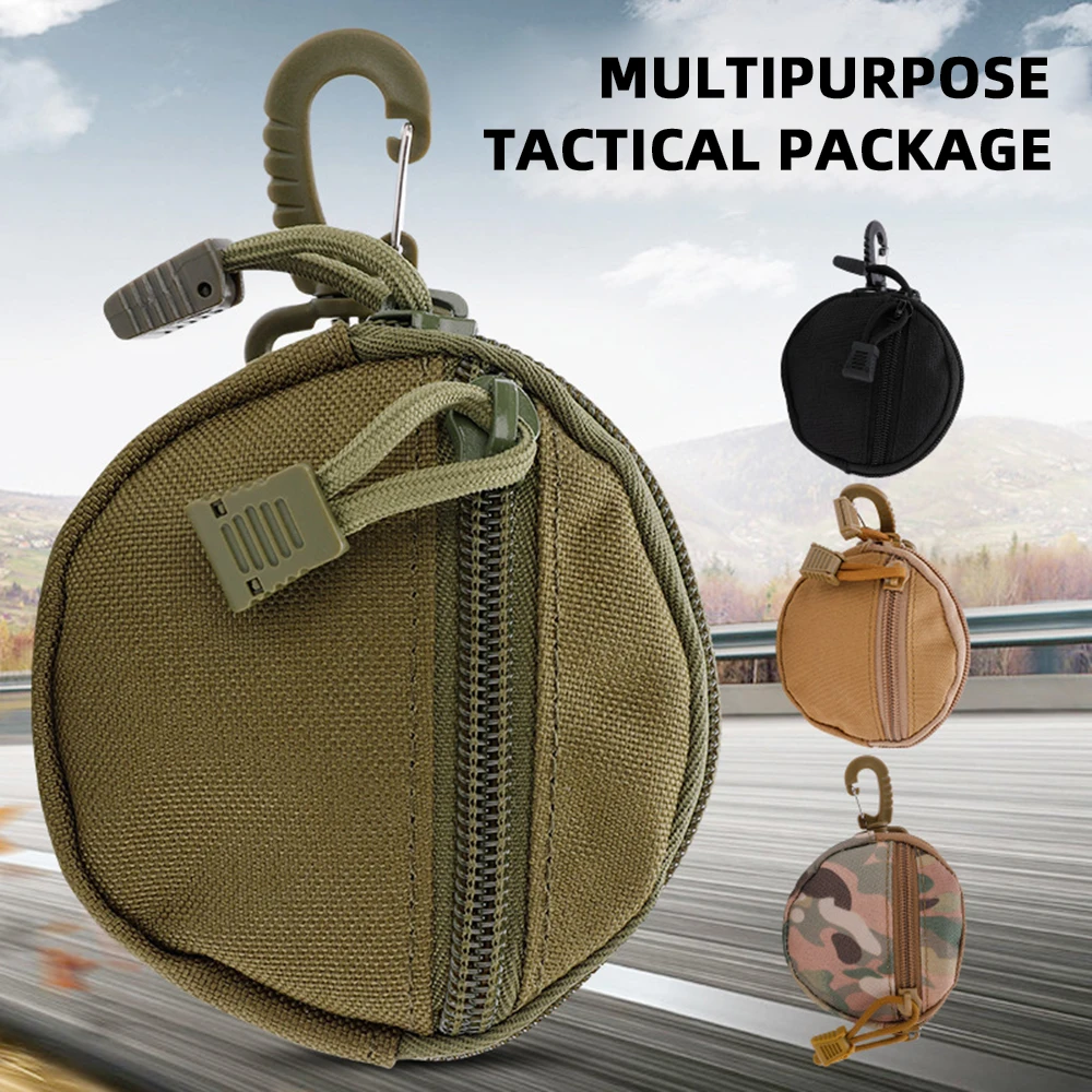 Military-Tactical-Coin-Purse-Practical-EDC-Sport-Round-Coin-Purse ...