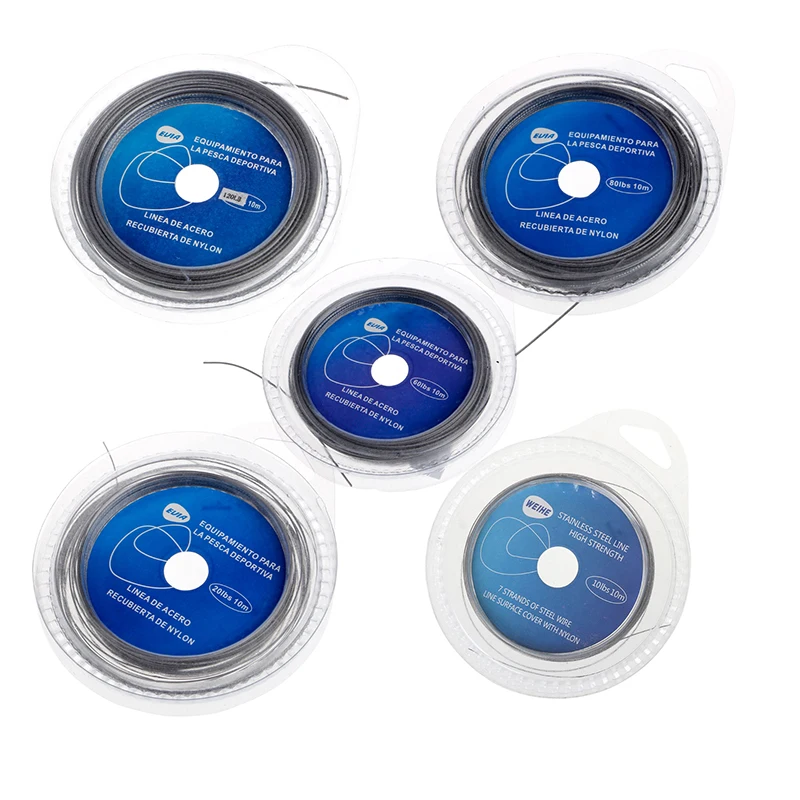 Stainless-Steel-Wire-Lures-Leader-Trace-Fishing-Lines-Accessories-10m-7 ...