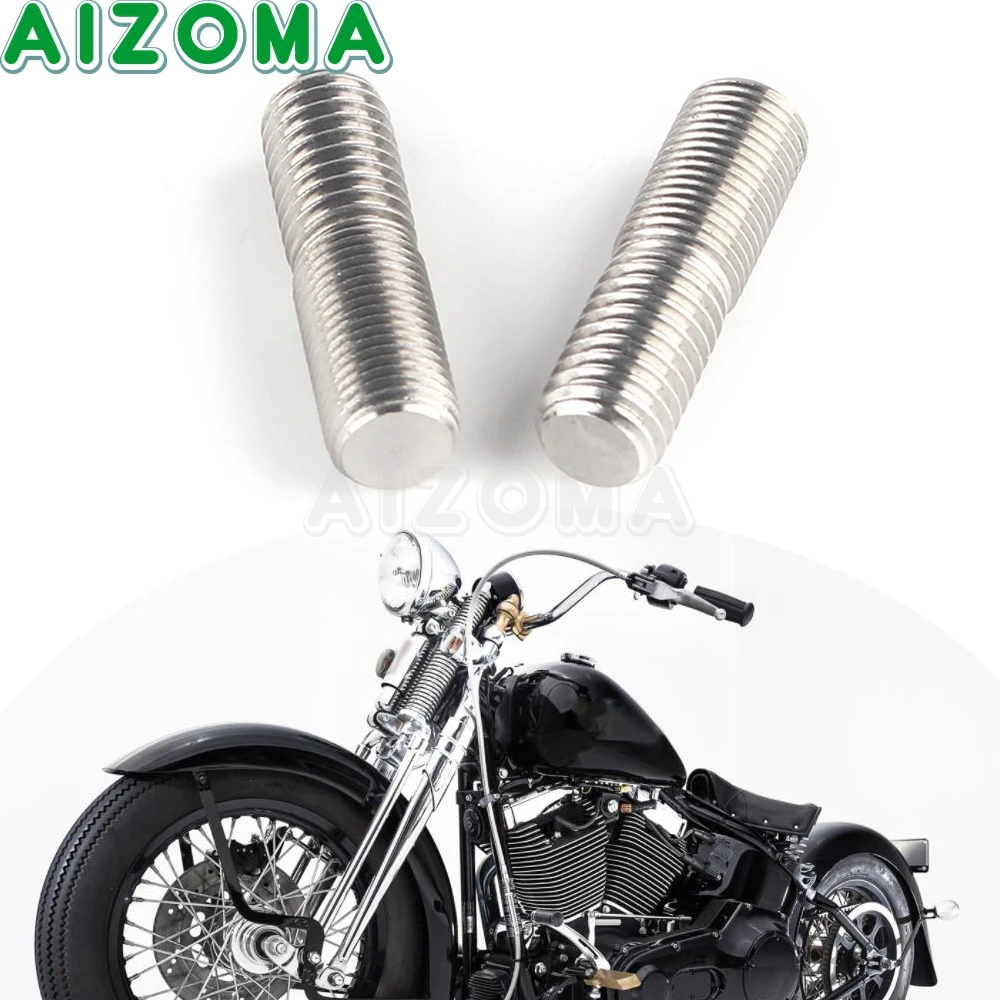 2x-1-3-4-inch-Motorcycle-Handlebar-Riser-Stud-Adapter-Kit-For-Harley ...