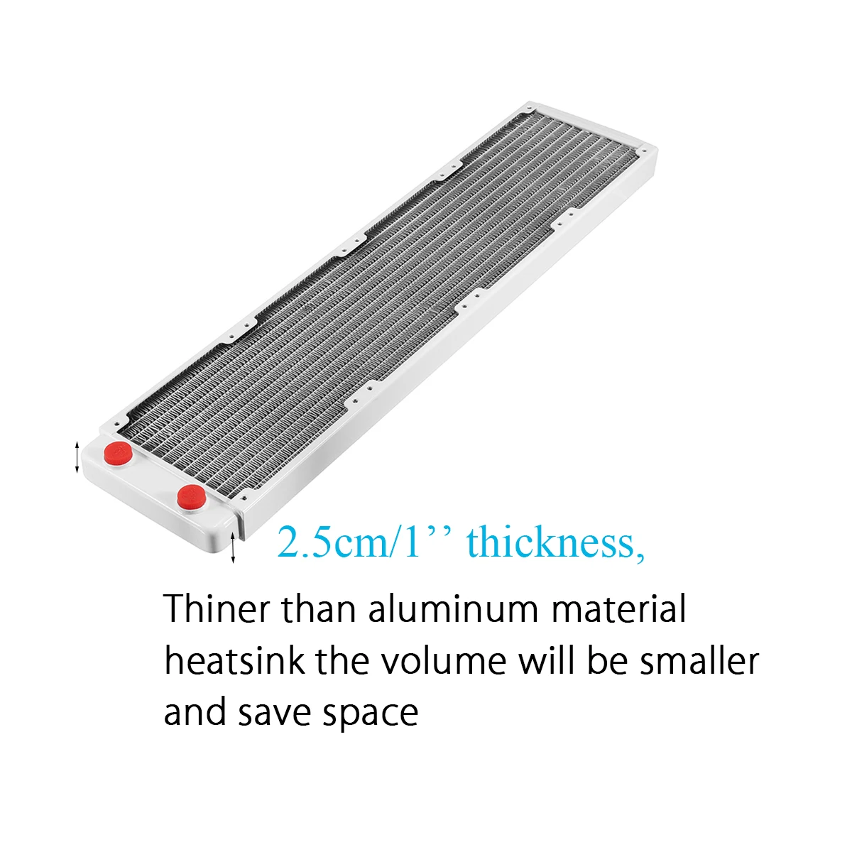 480mm Copper Computer Radiator Water Cooler Liquid Cooling 13 Tubes ...