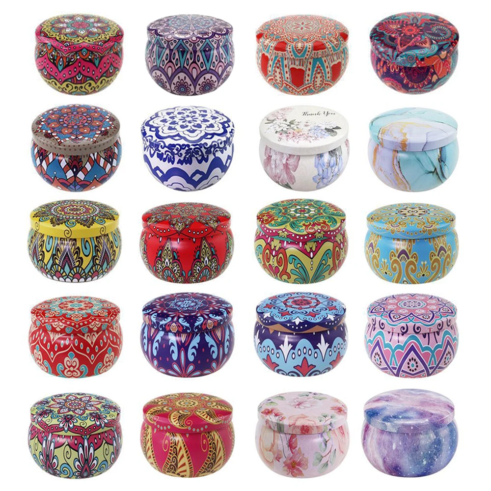 Retro-Candle-Tin-Jars-DIY-Candle-Making-kit-Holder-Storage-case-for-Dry ...