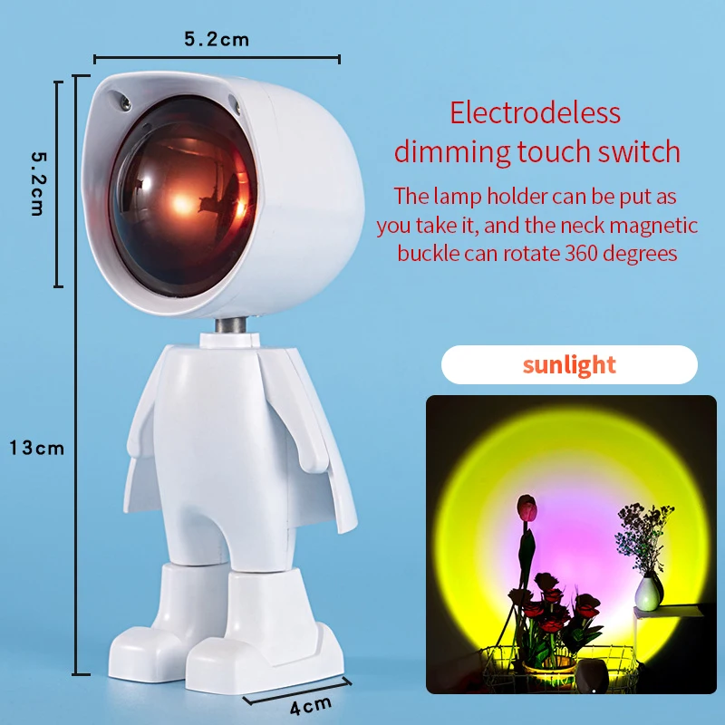 Robot LED Projector Sunset Atmosphere Lamp - Lighting4Home