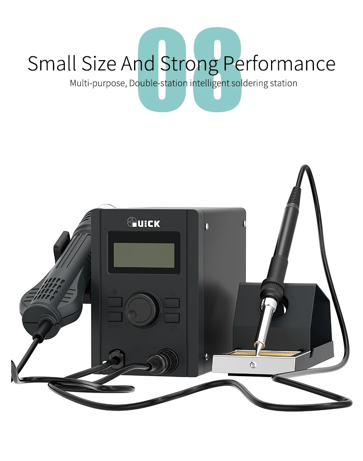 Quick 715 2 In 1 Rework & Soldering Station For Mobile Phone Repair ...