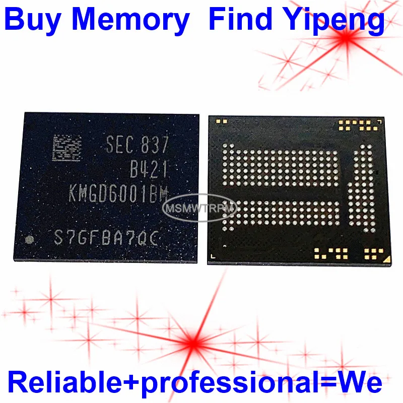 KMGD6001BM-B421 221FBGA EMCP 32+24 32GB RPMB clean empty data Memory ...