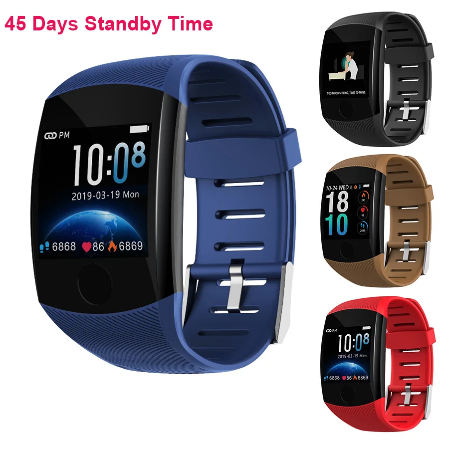 Q11 Smart Watch Men Women IP67 Waterproof Fitness Tracker Bracelet OLED ...