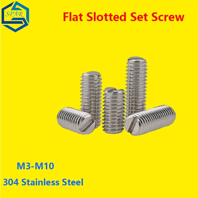 Slotted Headless Screws