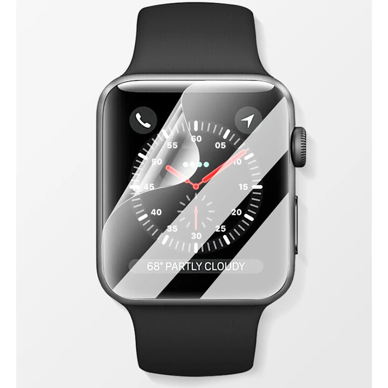 Tempered Glass Screen Protector For Apple Watch Series 44mm 40mm 42mm ...