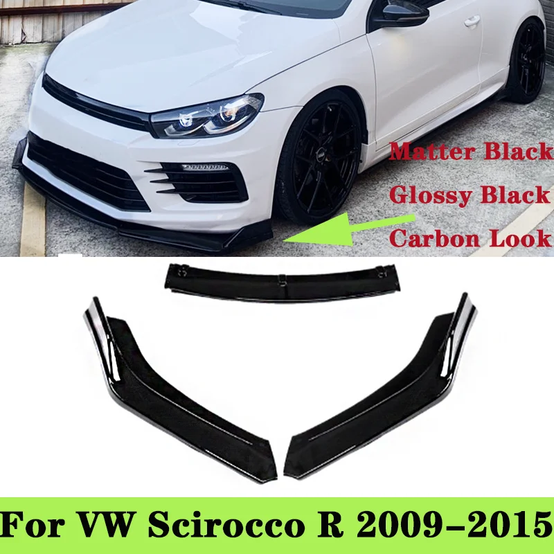 Volkswagen Scirocco 2008-2013 R20 Style Front Bumper Spoiler | atelier ...