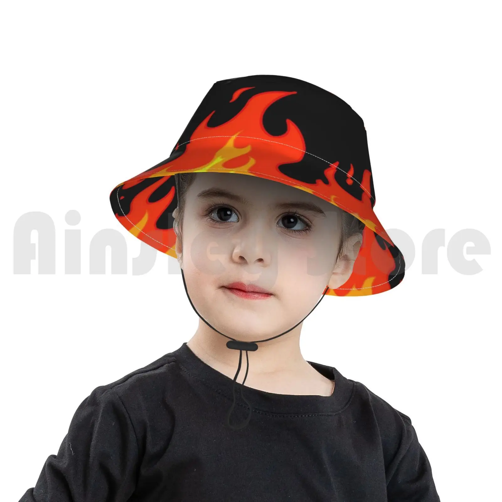 Fire Red And Yellow Bucket