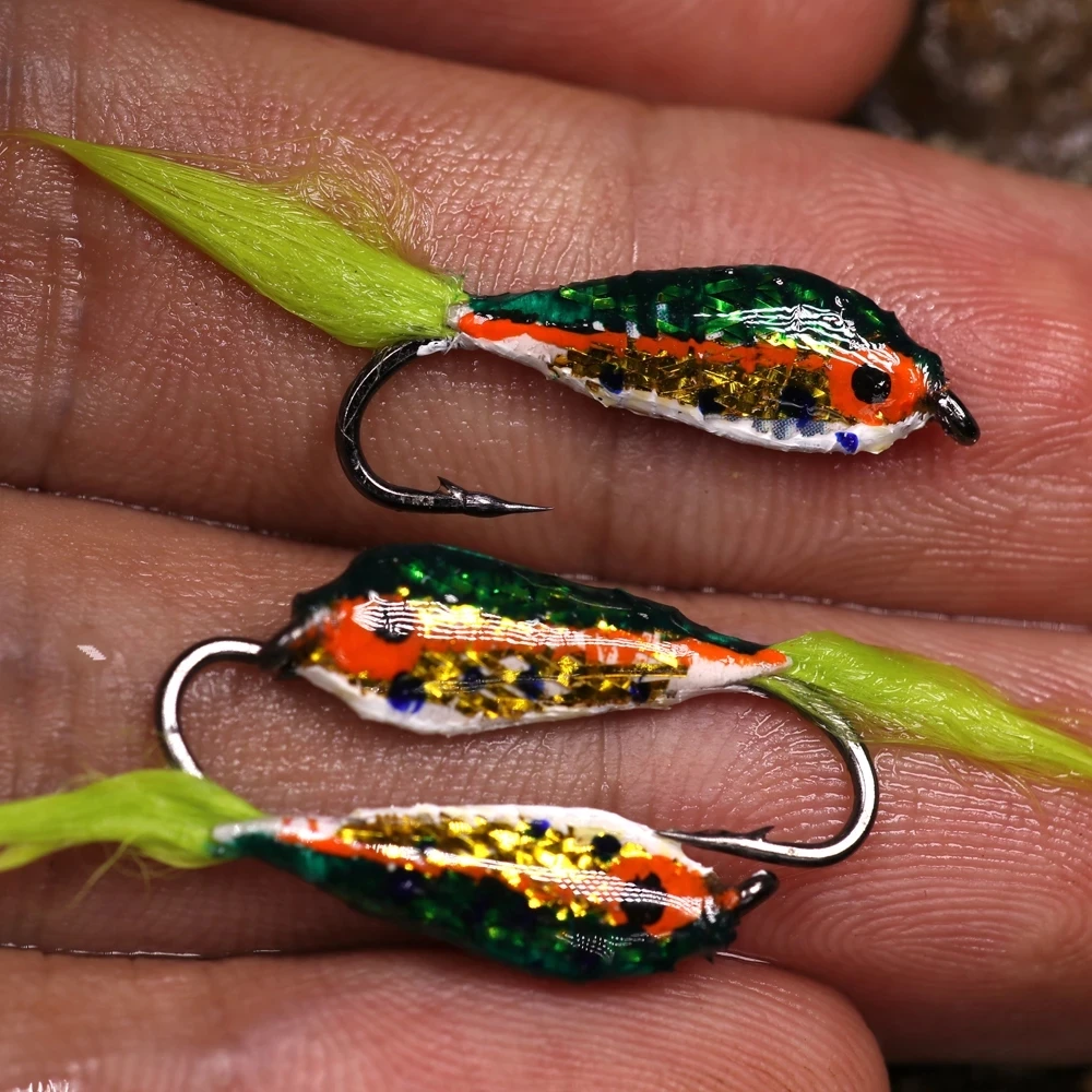 4PCS-10-4-Trout-Bass-Fly-Fishing-Spoon-Bait-Lure-Epoxy-Minnow-Streamer ...