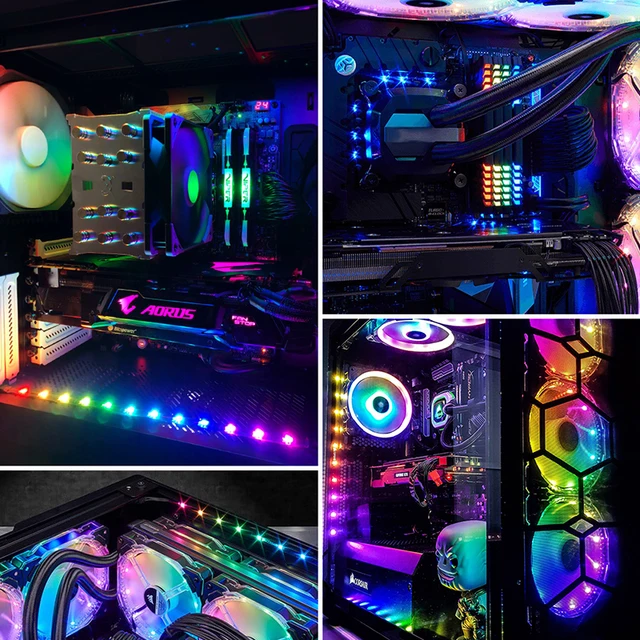 Argb 5V 3Pin Rgb 12V 4Pin Sm Jst Csatlakozóhuzal Pc Msi Asus Aura Aorus ...