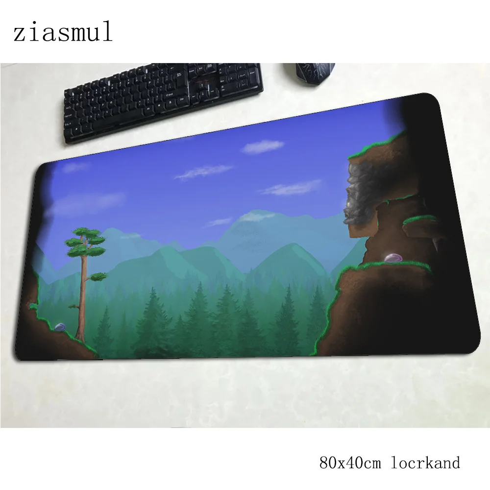 Tapete de rato terraria 800x400x3mm esteiras locrkand computador tapete ...