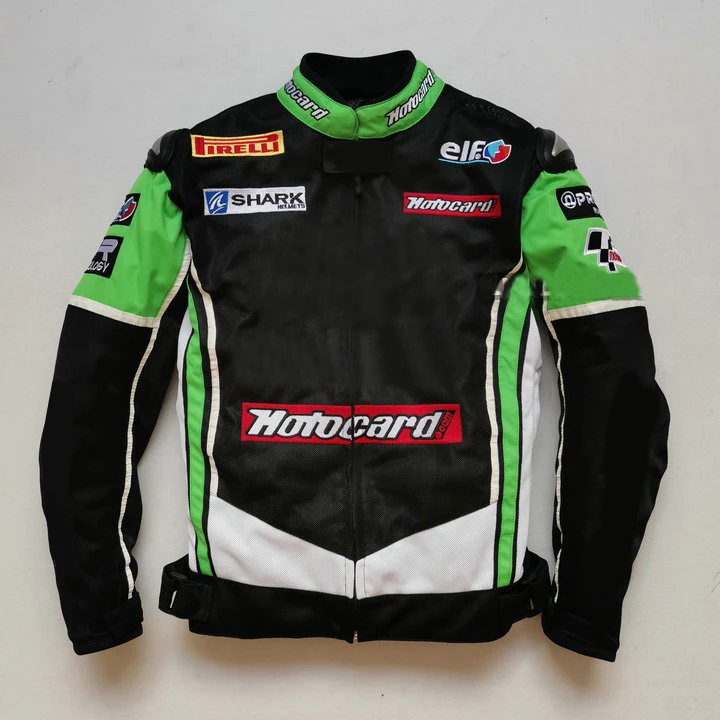Free Shipping 2021 Summer Moto gp Racing Motorcycle Jacket For Kawasa ...
