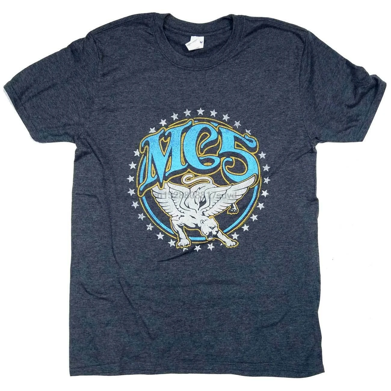 Camiseta Mc5 con Logo de círculo gris, camisa oficial a todo color de ...
