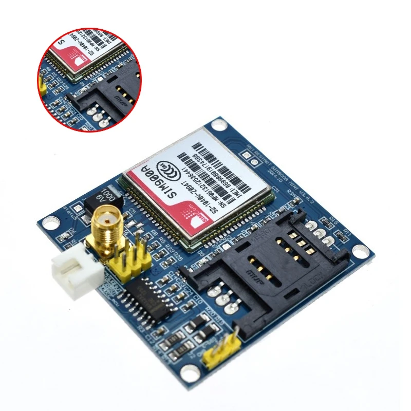 SIM900A V4.0 GSM GPRS Module - 5V/3.5-4.5V supply.