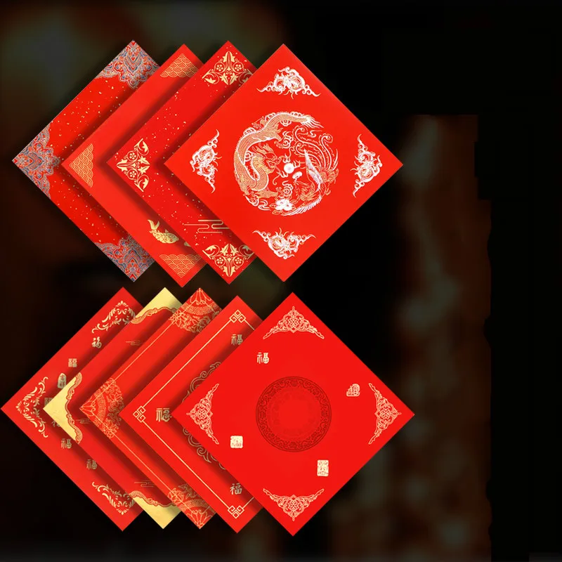 Red Xuan Paper for Chinese Spring Festival Couplets Calligraphy Paper ...