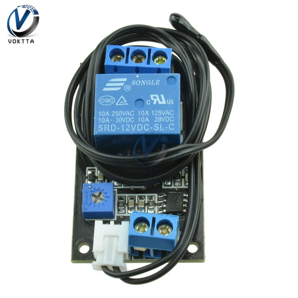 1 Channel 12V Thermal Relay Thermistor Humidity Delay Relay Humidity ...