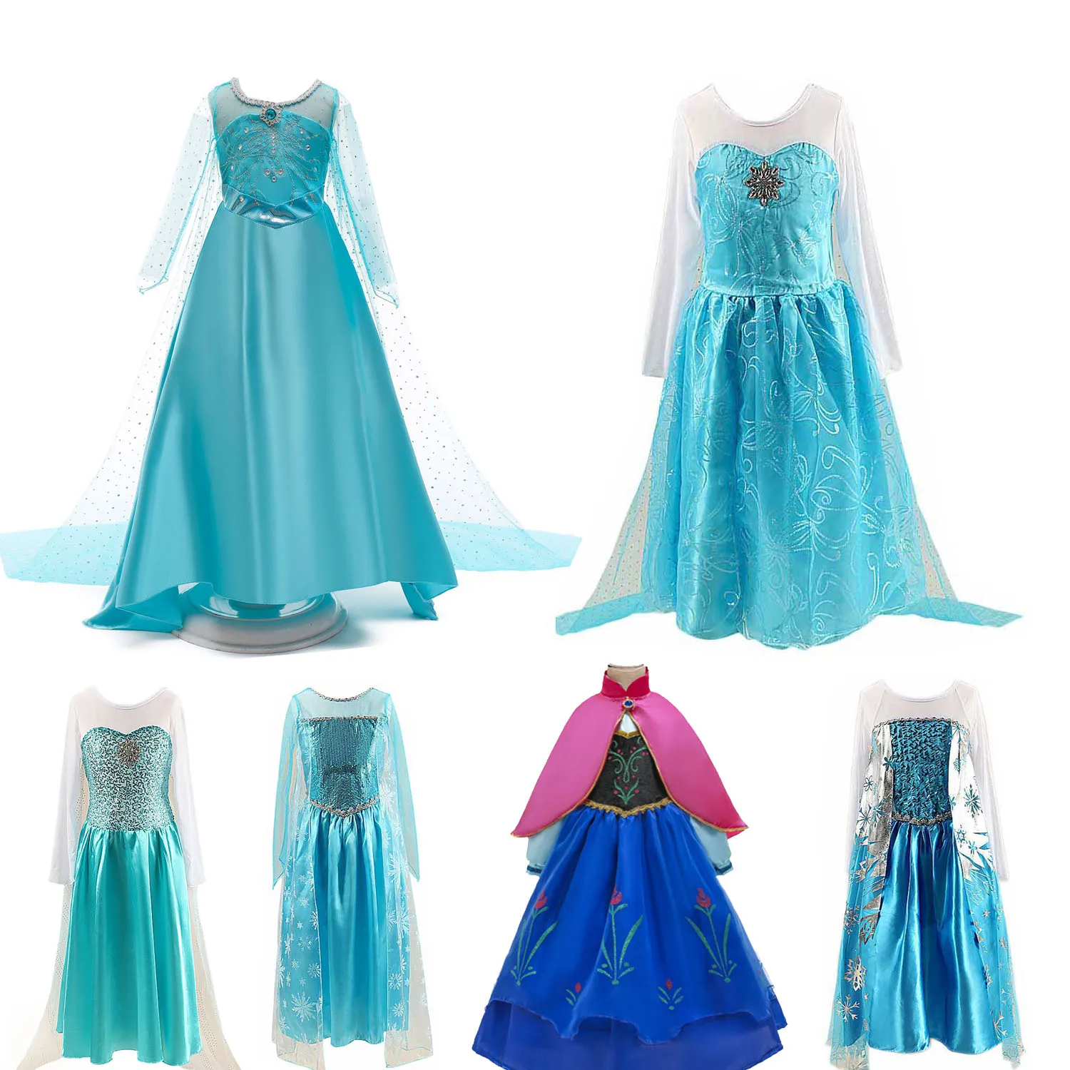 Dress Girl Princess Elza | Children Dresses Elza | Party Child Dress ...