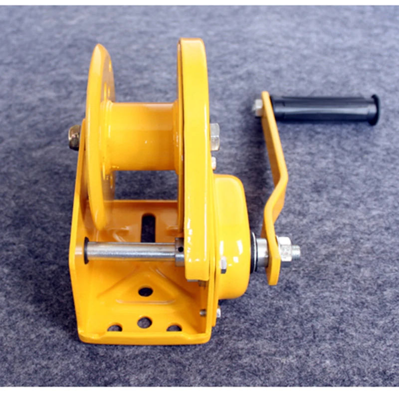 1200lb Household Portable Traction Hoister Hand Crank Two-Way Self ...