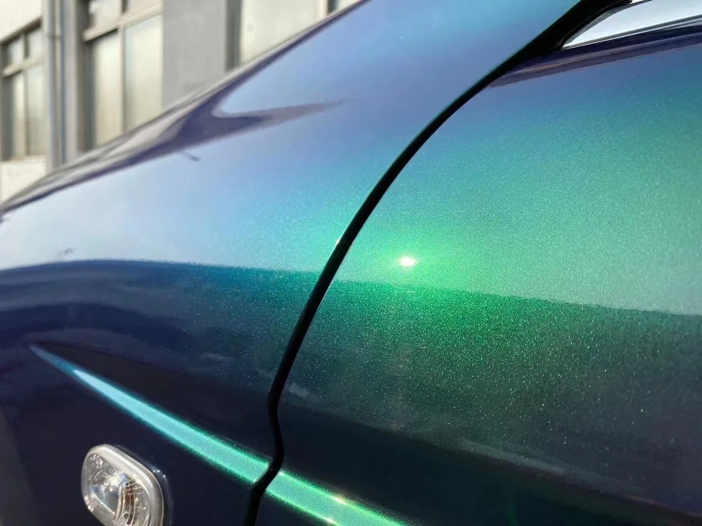 Dark Green Car Paint