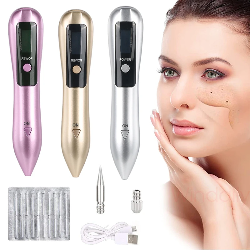 9 Level Lcd Plasma Pen Led Lighting Laser Tattoo Mole Removal Machine ...