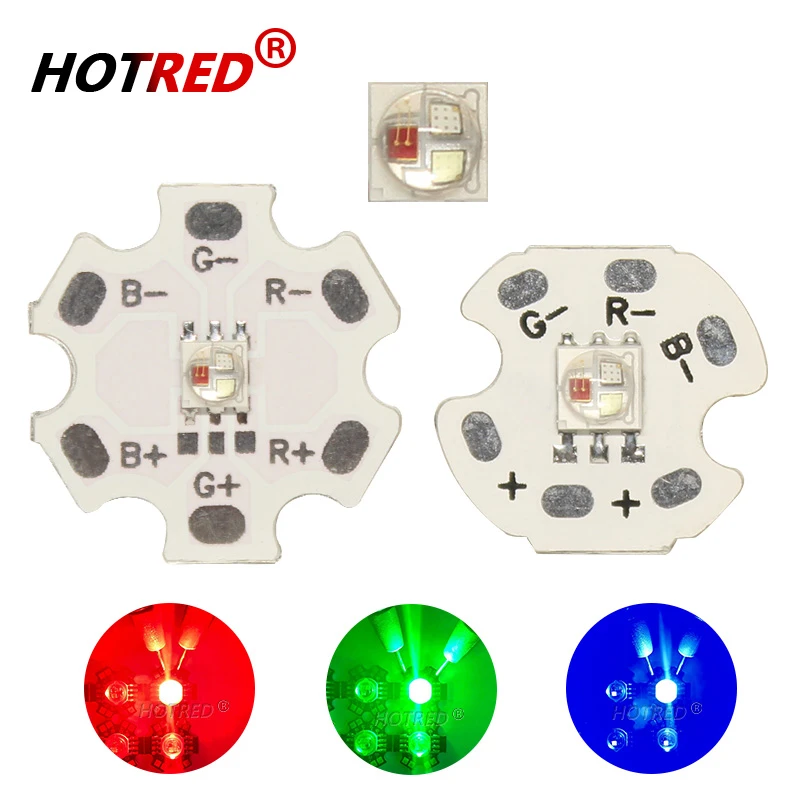 10pcs 3535 RGB 3W High Power LED XPE Cree Led Beads 3535 Diode Ceramic ...