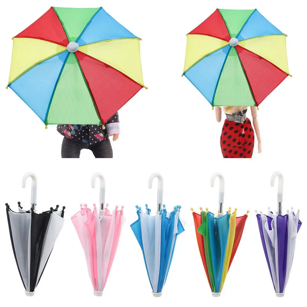 Colorful-Doll-Umbrella-Color-Matching-Patch-Mini-Rain-Gear-Dollhouse ...