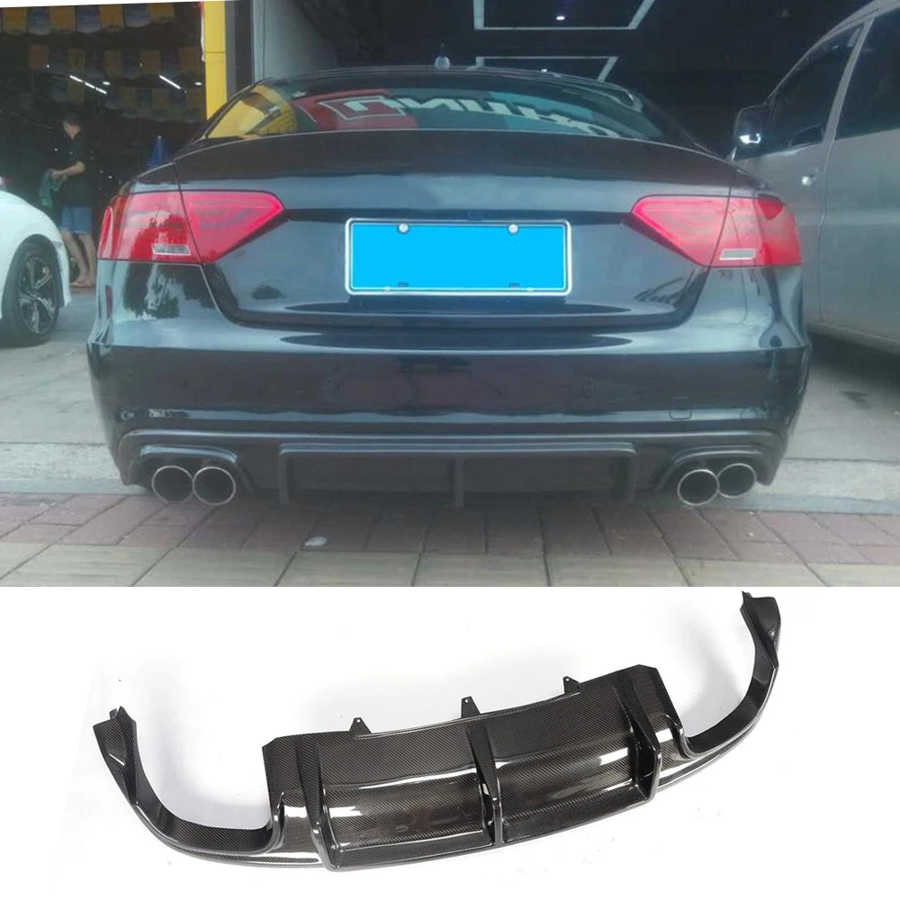 Car Rear Bumper Diffuser Lip Spoiler for Audi A5 Sline S5 Coupe 2012 ...