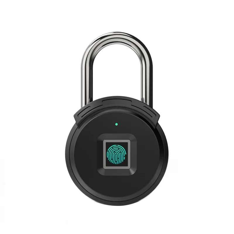 Smart fingerprint padlock warehouse door fingerprint lock household ...