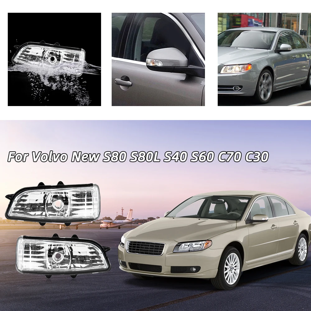 Links/Rechts Rückspiegel Lichter Für Volvo Neue S80 S80L S40 S60 C70 C30 Blinker Licht ...