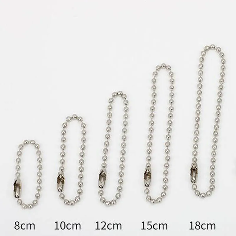 50pcs-lot-Rhodium-2-4mm-Round-Ball-Beaded-Chain-Connector-8-10-12-15cm ...