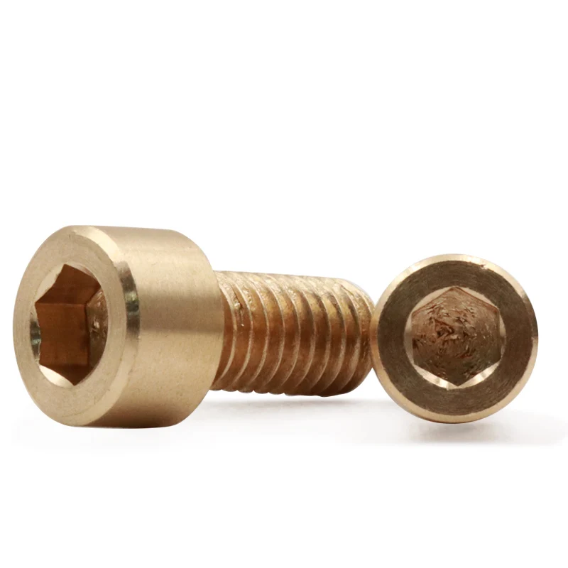 2pcs M8 Allen Cup Head Copper Screws Hex Socket Cylindrical Headel ...