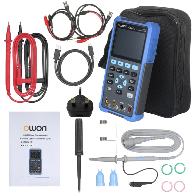 Owon Hds242S 2- Handheld Oscilloscope Multimeter Waveform, 60% OFF