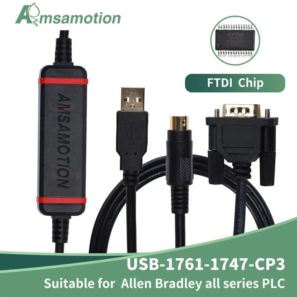 Câble de programmation PLC pour Allen Bradley AB, adaptateur USB vers ...